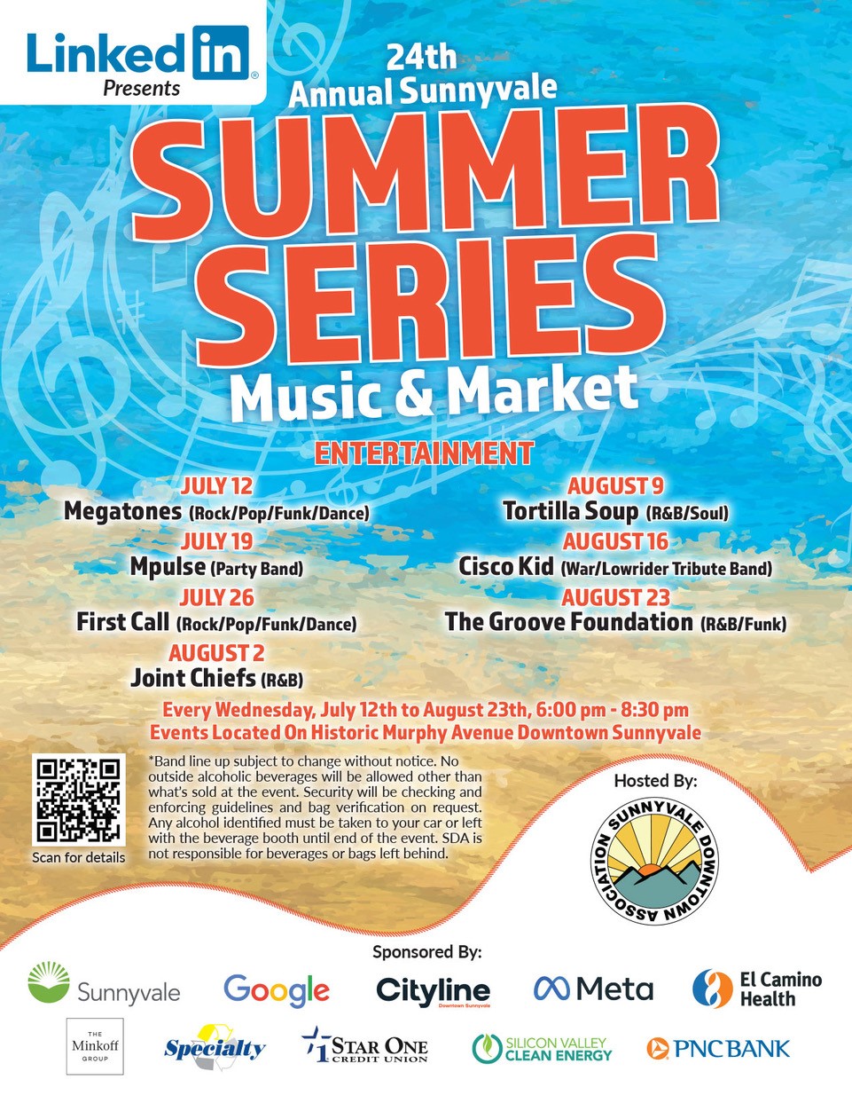 SUMMER SERIES | Sunnyvale Downtown | Sunnyvale