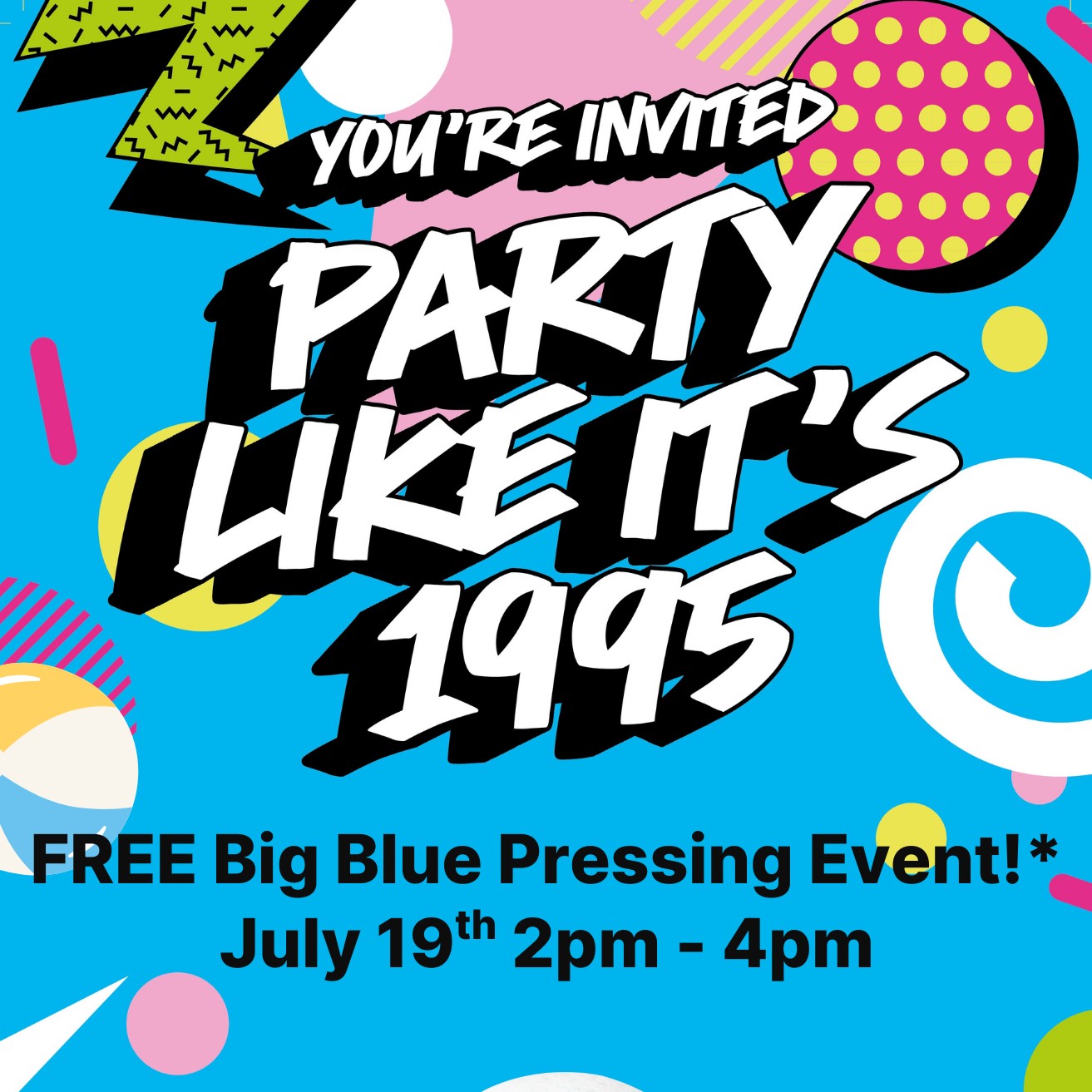 Lush | PARTY LIKE ITS 1995 - Event | Cataraqui Centre | Kingston