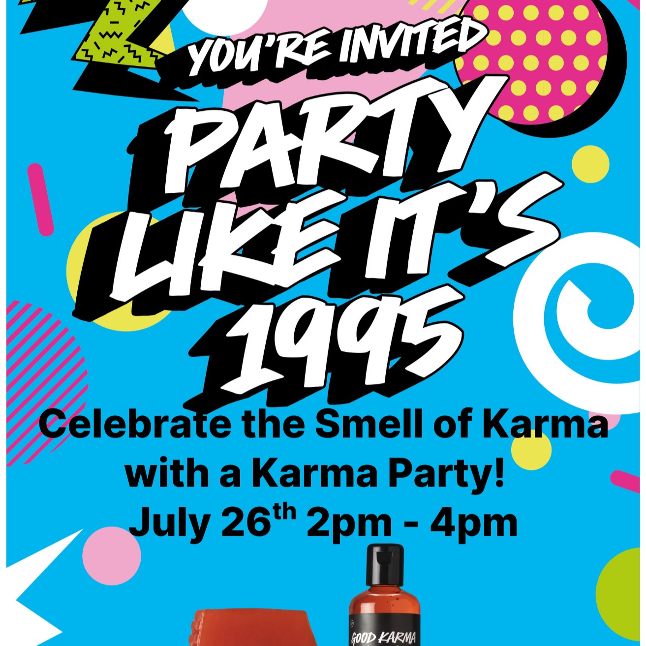 Lush | PARTY LIKE IT'S 1995 - Event | Cataraqui Centre | Kingston