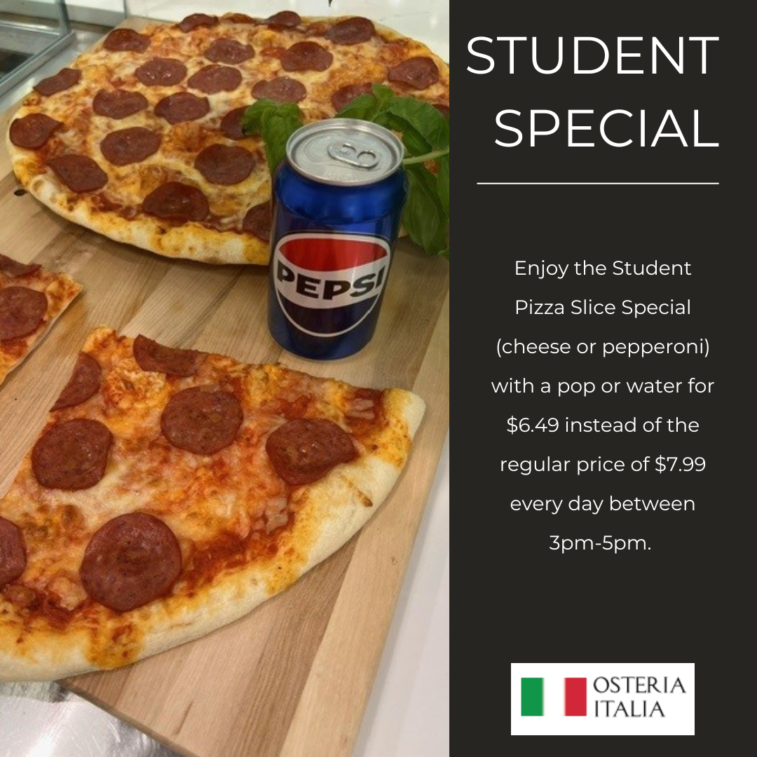 Osteria Italia | Student Pizza Slice | Place d'Orléans | Orléans