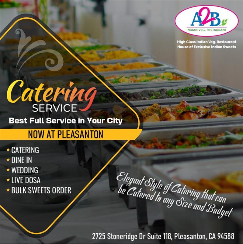 A2B Indian Vegetarian Restaurant | Pleasanton | Pacific Pearl